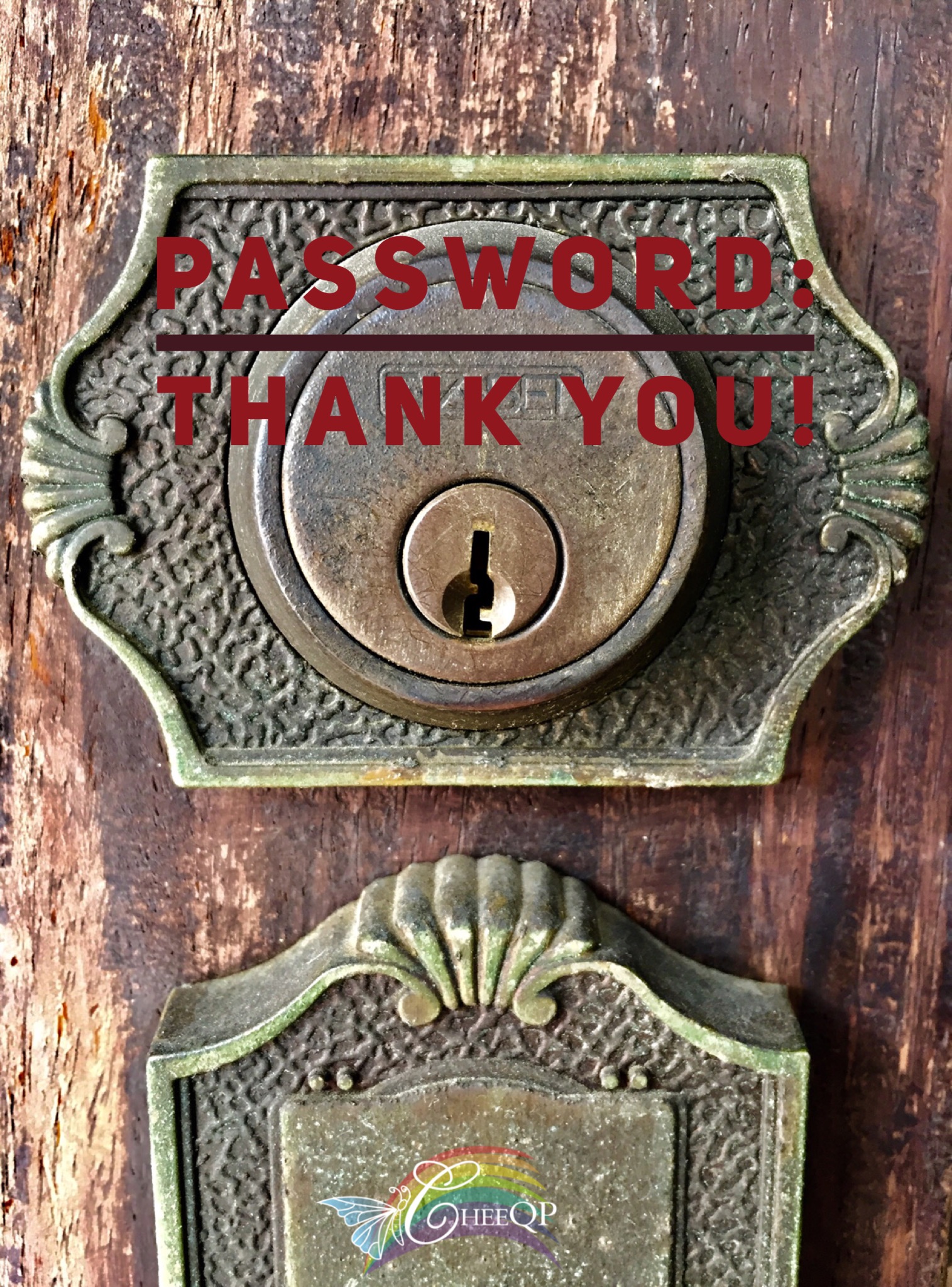 Password: THANK YOU! – Behold, I Am With You Always! -JESUS